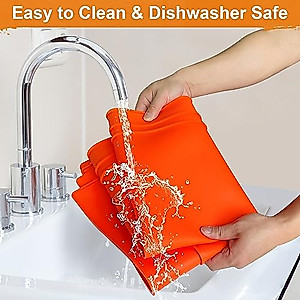 MDSTREE 36" Griddle Mat Silicone for Blackstone, Food Grade Silicone Mat, Customizable Size 36", 28",22", Protect Griddle from Rodents, Insects, Debris, and Rust, All Season Protective Cover