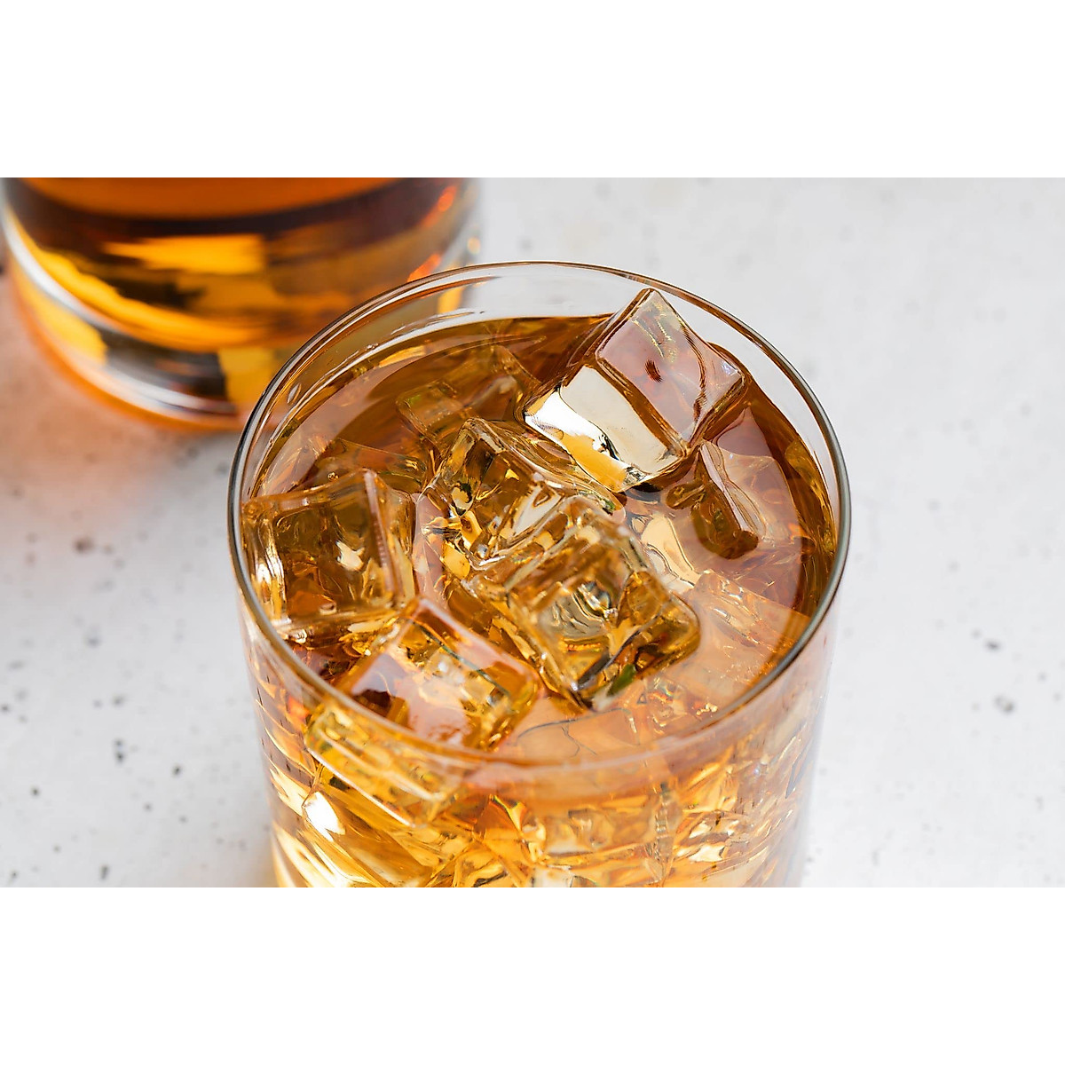 JEM GLASS Life is Full of Important Choices - Golf Whiskey Glasses - Set of 2 - Dishwasher Safe Print - Funny Golf Presents for Men, Women, Dad, Mom, Husband, Wife, Him, and Her