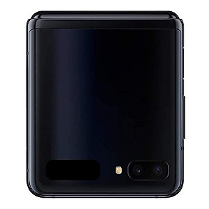 Samsung Galaxy Z Flip (256GB, 8GB) 6.7" Foldable AMOLED, Snapdragon 855+, AT&T Unlocked GSM 4G LTE (T-Mobile, Metro, Straight Talk) F700U/DS (Mirror Black) (Renewed)