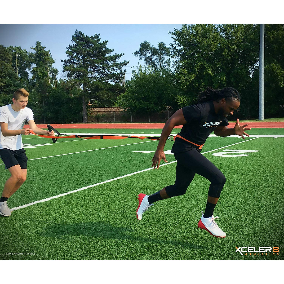 X-PLOSIVE Speed Training Kit/Overload Running Resistance & Release/Harness & Resistance Band, Speed and Agility Equipment for Sprint and Football, Basketball, Soccer/Youth and Adult Ready