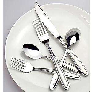 Radley & Stowe 20-Piece Silverware Set, Service for 4, Durable Stainless Steel Flatware, Dishwasher Safe Cutlery with Matte Finish Handle