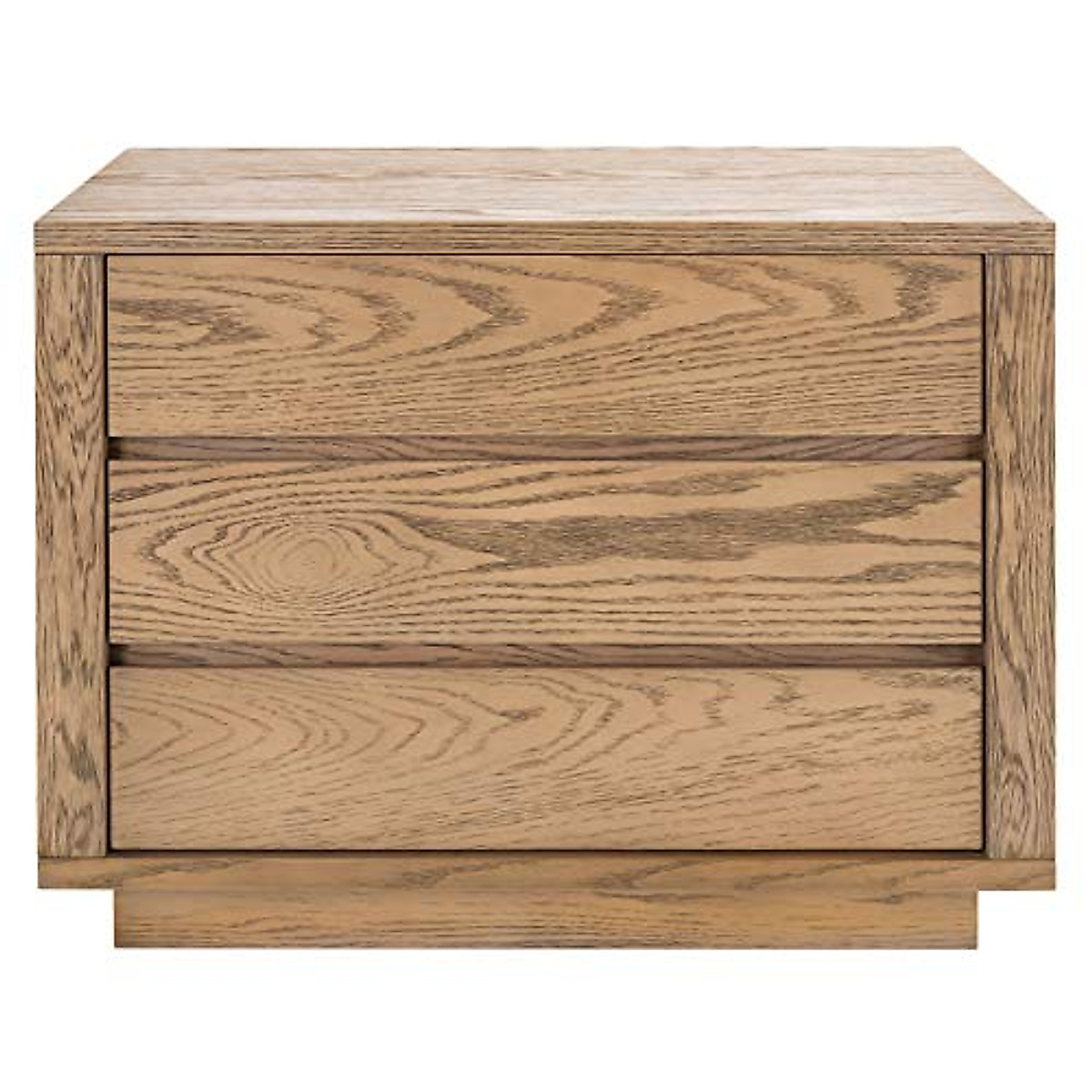 Safavieh Couture Home Collection Holt Brown 3-Drawer Nightstand