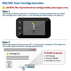 TRUE IMAGE Compatible Toner Cartridge Replacement for HP 58A CF258A CF258X 58X for HP Pro MFP M428fdw M404dn M404n M404dw M428fdn M428dw M404 M428 Printer Ink (Black, 1-Pack)