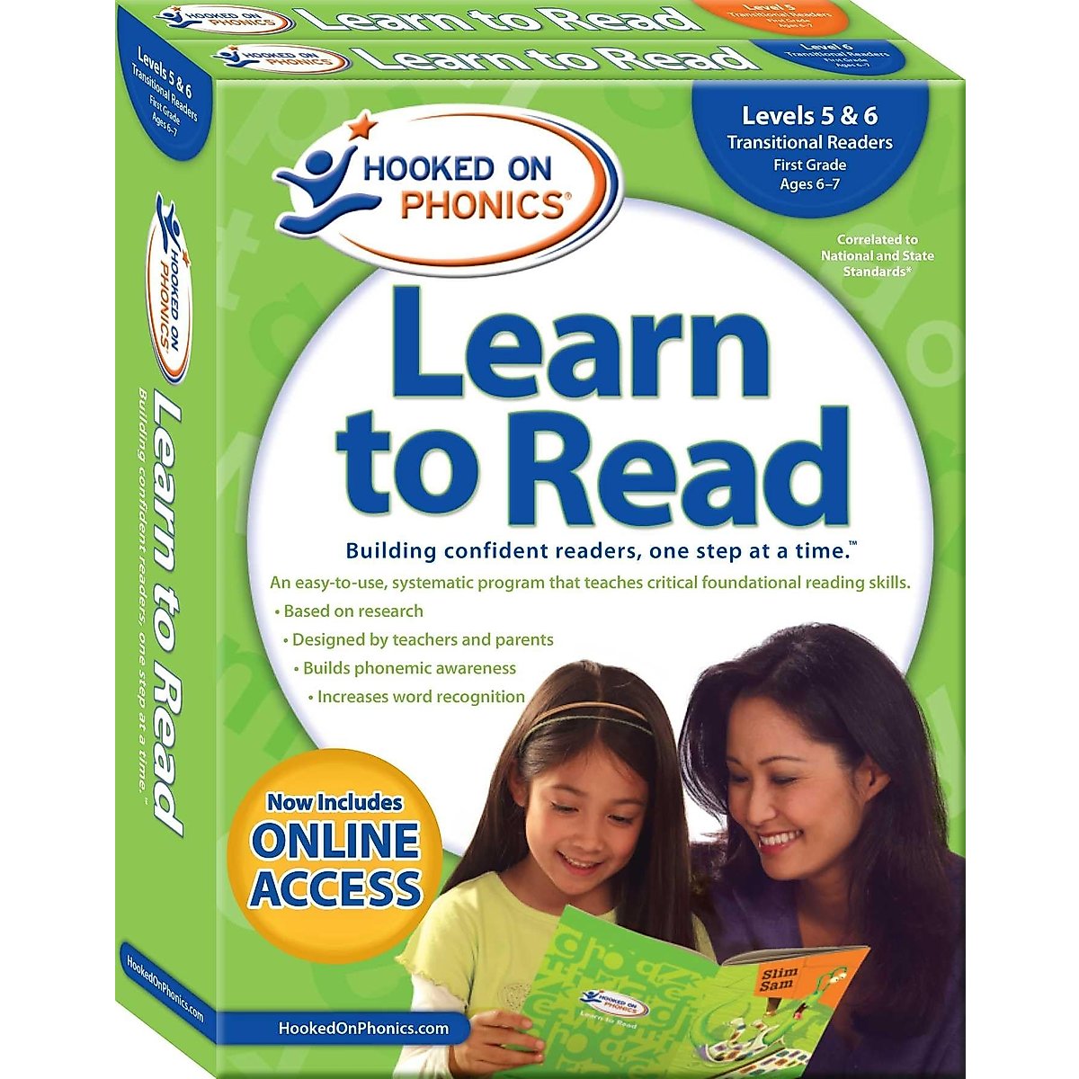 Hooked on Phonics Learn to Read - Levels 5&6 Complete: Transitional Readers (First Grade | Ages 6-7) (3) (Learn to Read Complete Sets)