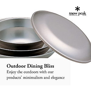 Tableware Set - Ultralight, Stainless Steel Camping Cookware Set - Durable Kitchenware Set with Four Dish Sets & Mesh Bag - Family