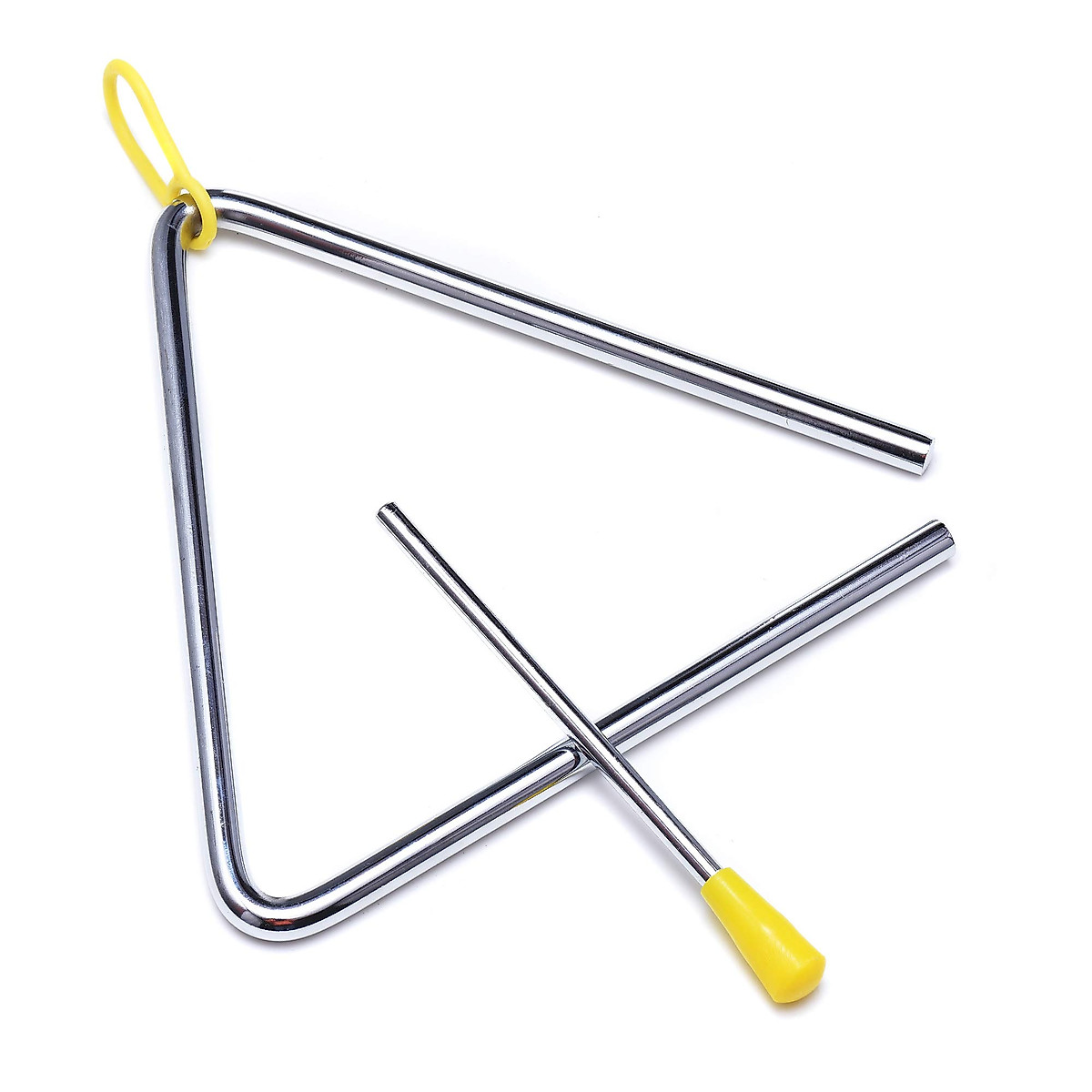 Triangle Instrument 3 Packs 6 7 8 Inch Percussion Instrument Set Hand Percussion Triangles with Striker