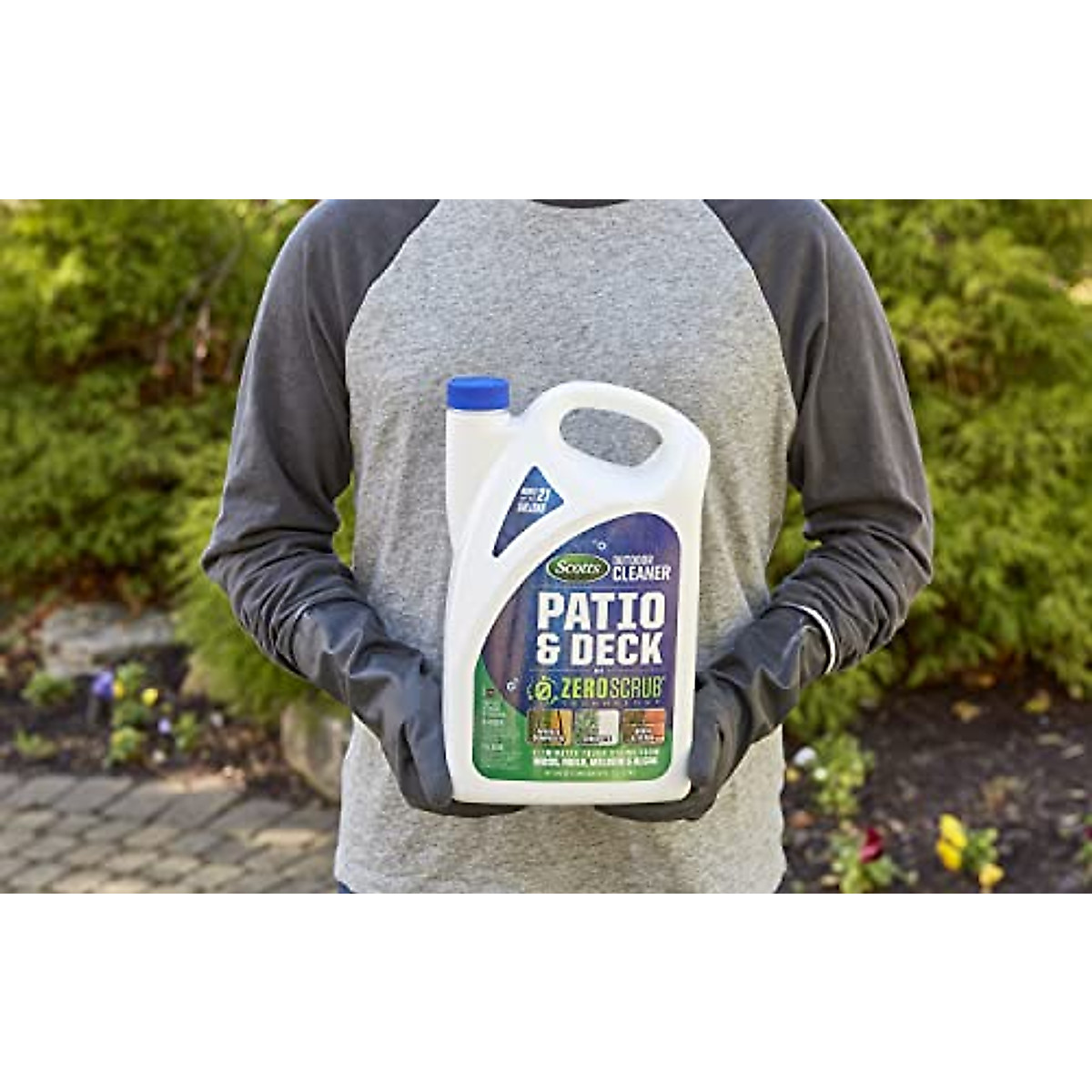 Scotts Outdoor Cleaner Patio and Deck with ZeroScrub Technology Concentrate 1 gal.