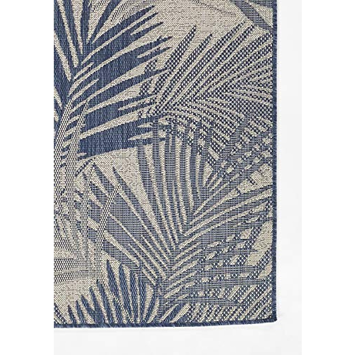 Momeni Riviera Transitional Indoor/Outdoor Area Rug, Blue, 2' X 3'