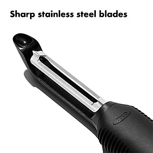 OXO Good Grips Swivel Peeler, Black