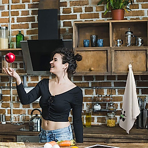 Style In Print Custom Decor Flour Kitchen Towels Personalized Name Bowling Pins Sports Cleaning Supplies Dish White