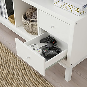 Ikea KALLAX insert with 2 drawers, 33x33 cm, high-gloss white
