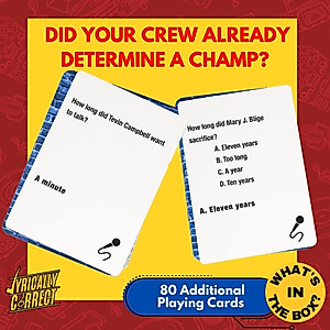Lyrically Correct 90's Expansion Pack Music Trivia Card Game| Multi-Generational Family Gatherings, Adult Game Night and Fun Trivia