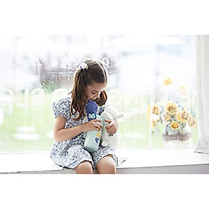 16oz Kids Insulated Water Bottle with Straw,Thermos Stainless Steel Vacuum Travel Cup for Toddlers,Appropriate for Kids Older 4 years(Green)