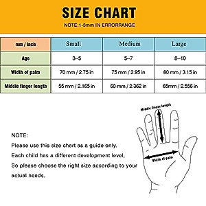 KDK Ages 8-10 Kids Gardening Gloves ,Yard Work Gloves for Toddlers, Youth, Girls, Boys, Childrens, Soft Safety Rubber Gloves (Large Age 8-10, 3 Pairs Green, Blue&Pink)