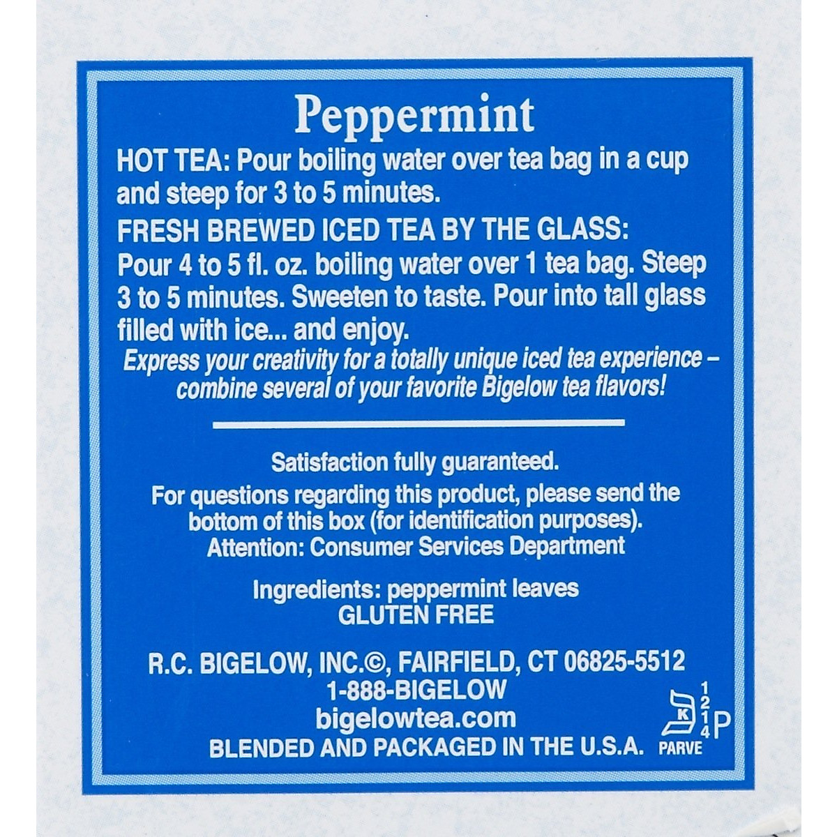 Bigelow Peppermint Tea Bags - 20 ct