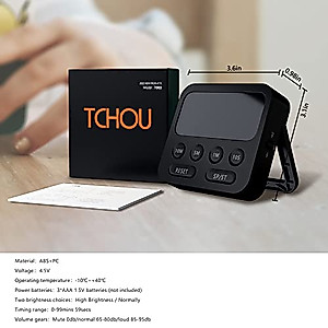 Timer,Kitchen Timer,Classroom Timer for Kids,Magnetic Digital Stopwatch Clock Countdown Countup Timer with Large LED Display Volume Adjustable for Cooking,Exercise, Baking, Desk