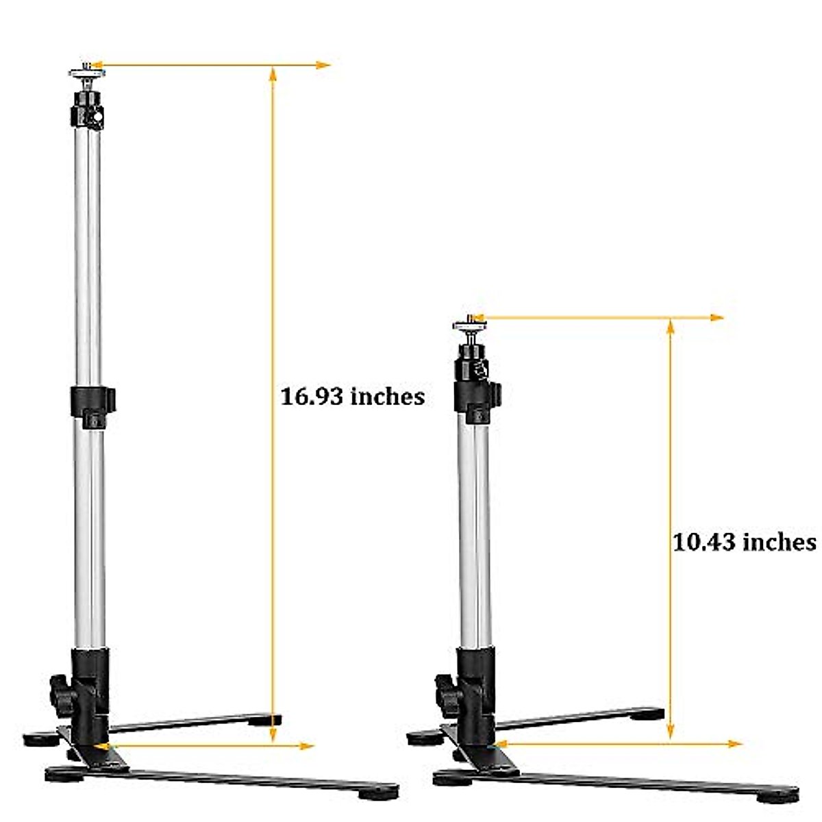 Photo Copy Pico Projector Stand Overhead Phone Mount Adjustable Tabletop Teaching Online Stand for Live Streaming Baking Crafting Demo Online Video and Draw Recording