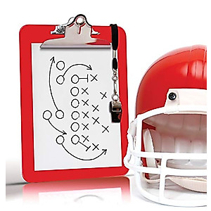 Red Plastic Clipboards, 12 Pack, Durable, 12.5 x 9 Inch, Standard Metal Clip, by Better Office Products, Red, Set of 12