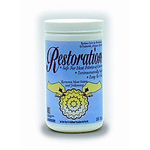 Mayardfun Liphontcta Engleside Products Restoration Hypoallergenic Powder to Clean Antique and Delicate Linens Safely 32 Ounce Tub- One