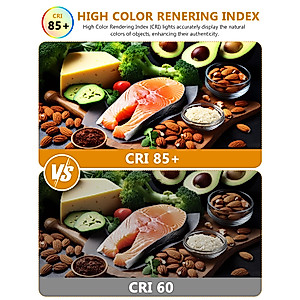 BTBHIHO 6-Pack A19 LED Light Bulbs 100W Equivalent 1250 Lumens, 13W 5000K Cool White Non-Dimmable, No Flicker, Super Bright CRI85+ Standard E26 Edison Screw Bulbs for Bedroom, Home, Office