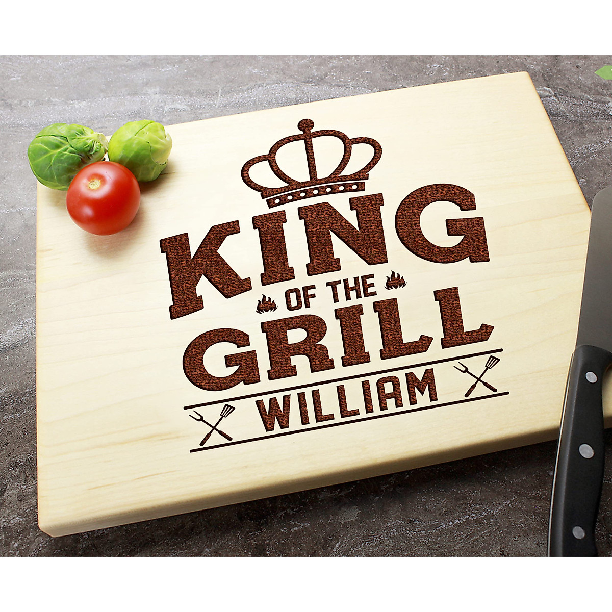 Personalized Dad Cutting Board Gift For Father Custom Cutting Board Fathers Day Engraved Chopping Board