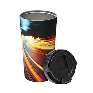 WANGXUEE Abstract Modern Print 500ml Stainless Steel Travel Tumbler Double Wall Vacuum Insulated Coffee Mug