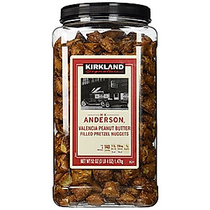 Kirkland Signature H.K Anderson Valencia Peanut Butter Filled Pretzel Nuggets: 52 Oz - Cos9