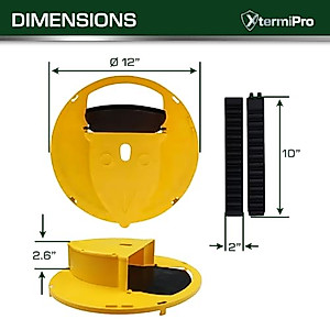 Bucket Mouse Trap | Bucket Trap for Mice and Rats | Multi Catch | Auto Reset 5 Gallon Bucket Mouse Trap | Mouse Traps Bucket for Indoor and Outdoor Use | Reusable Bucket Mouse Trap Lid