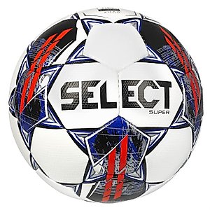 Select Super Mini Skills V22 Soccer Ball, White/Blue/Red, Size 1