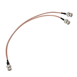 Superbat BNC Splitter 75 Ohm SDI Coax Splitter BNC Male to Dual Male Splitter Cable for Cameras DVR Recorder HD-SDI 3G-SDI SDI Video Cable 30cm(12 inches)