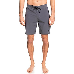 Quiksilver Mens Surfsilk 18" Boardshort - Arch (Iron Gate, 30)