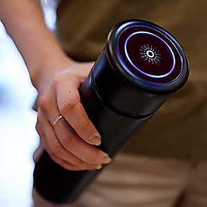 LINK UV-C Self Cleaning Sterizing Tumbler White 350ml / Water Purification /304SS Vacuum Insulated Stainless Steel Hot & Cold Double Walled/Tumbler Sterilization & Travel