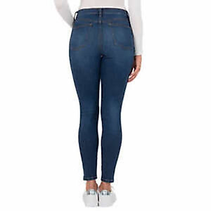 Kirkland Signature Ladies High-Rise Skinny Jean (Blue, 4)