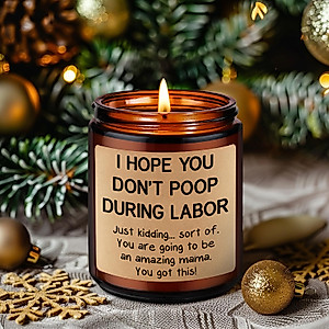 LEADO Candle, New Mom Gifts, Baby Shower Gifts for Mom - Mom to be Gifts, New Mama Gifts for Women - Funny Christmas Gifts for First Time Moms, New Mommy, Expecting Mom, Pregnancy Gifts