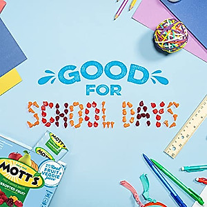 Mott's Fruit Flavored Snacks, Assorted Fruit, Pouches, 0.8 oz, 40 ct