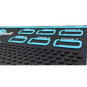 Rubber Work Mat for Lock Picking, Pinning Mat for Lock Picking Tools or Lock Smith Kits, Lockpicking Set Beginner, Lock Pinning Mat, Lock Rekeying Kit, Worktable Mat