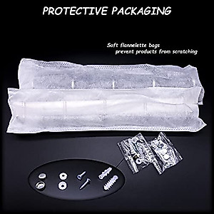 Kasilyic 2 Pcs Coat Hook Rack, 14-Inch Towel＆Key Hook Rail with 5 Hooks, Durable Wall Mounted Hangers for Bedroom, Bathroom, Foyer, Hallway