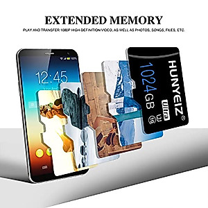 1TB Micro SD Cards 1024GB Memory Cards Class 10 High Speed Ultra Micro SDXC for Android Phones/PC/Computer/Camera