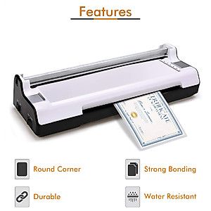 TYH Supplies 100-Pack 5 x 7 Inch 5 Mil Clear Hot Glossy Thermal Laminating Pouches Lamination Sheet Laminator Pockets