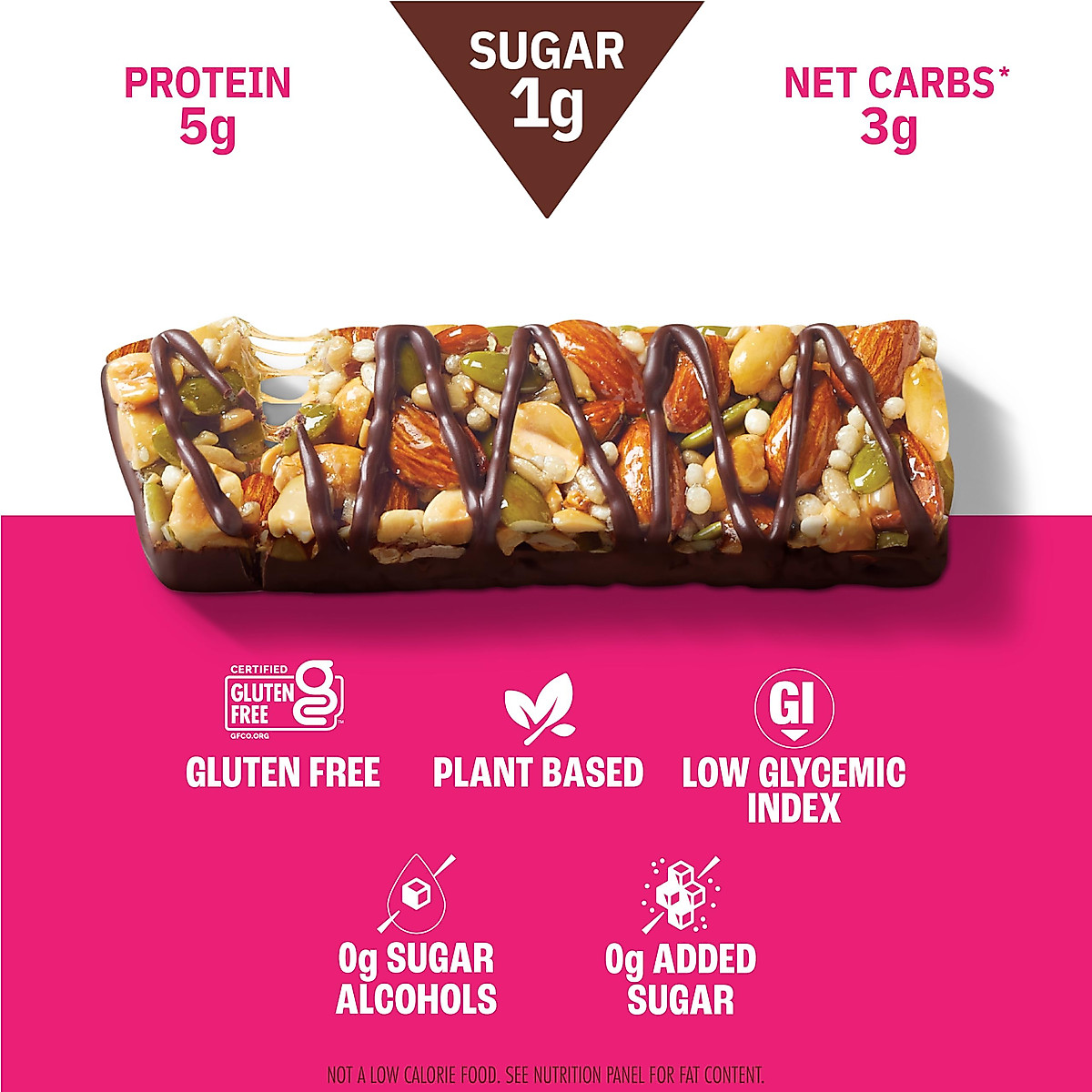 Munk Pack Nut & Seed Bar Sea Salt Dark Chocolate - 1g Sugar, Low Carb & Keto, 5g Protein - Gluten Free, Plant Based, Zero Added Sugar - Sweet & Salty Breakfast & Snack Bars, 24 Count