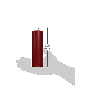 Zest Candle Pillar Candle, 2 by 6-Inch, Red