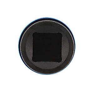 ABN 1/2in Drive 8in Long Torque Socket Extension Bar, 100 ft/lb CR-MO with Blue Color-Coded Aluminum Ring