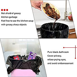 DZHJKIO Small Trash Bags,5 Rolls 46x60 Cm 100 PCS 4 Gallon Garbage Bags, For Kitchen Bathroom Bedroom Office Use