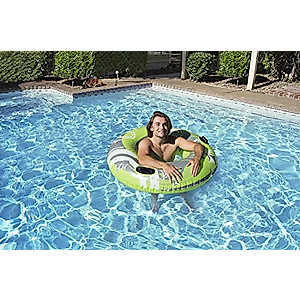 Poolmaster 01503 50-Inch Hurricane Sport Swimming Pool Float Inner Tube, Green