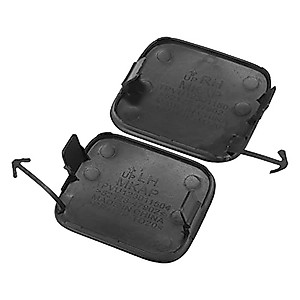 X AUTOHAUX Pair Front Bumper Tow Hook Cover 52128-47902 52127-47902 for Toyota Prius V 2012 2013 2014 Car Tow Hook Eye Hole Cover Plug