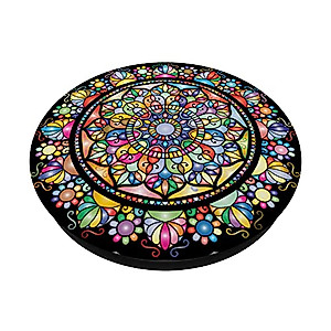 Beautiful Colorful Mandala Design PopSockets Swappable PopGrip