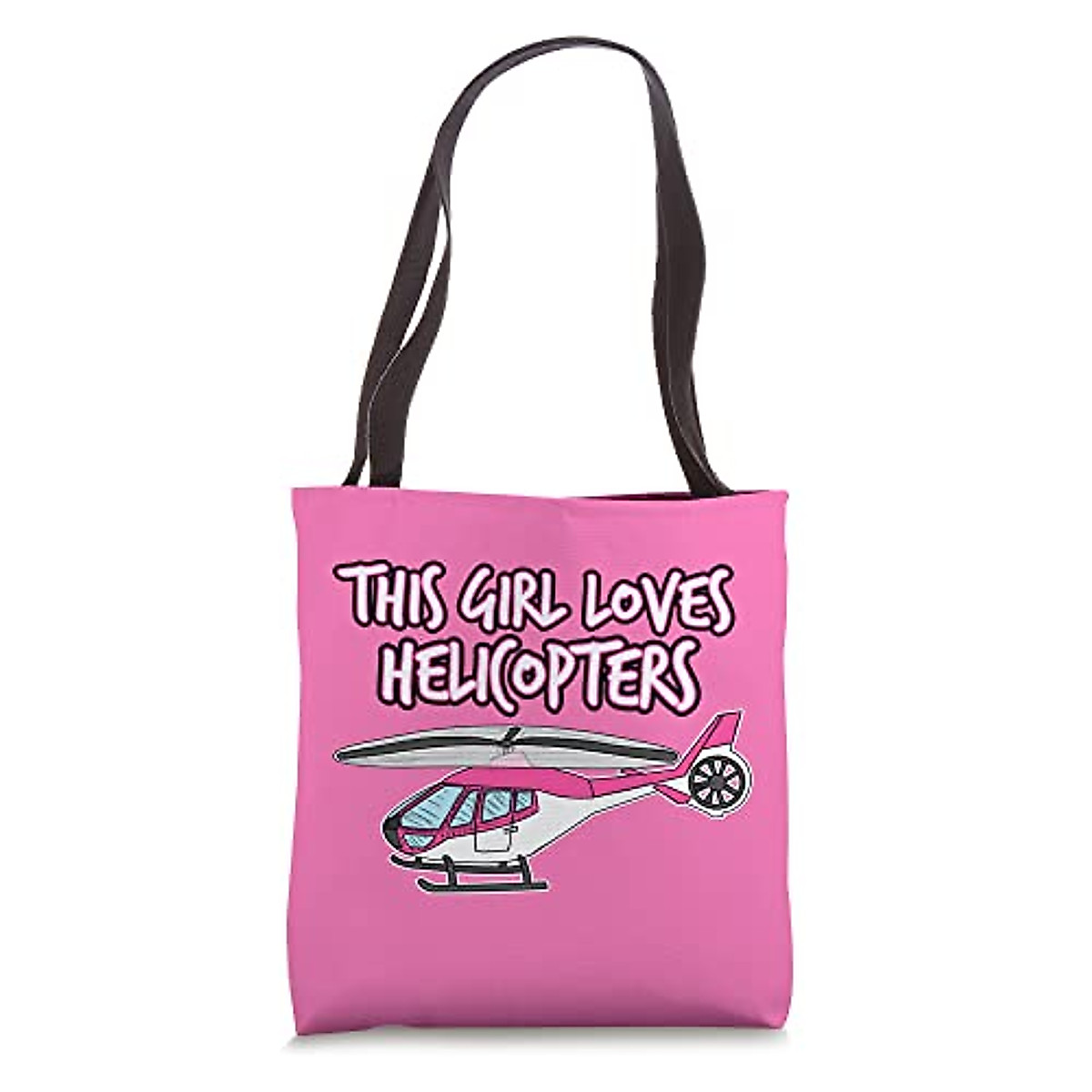 Helicopter, This Girl Loves Helicopters Tote Bag