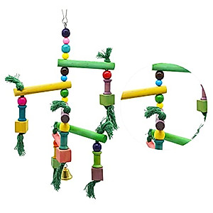 Bird Play Stand Wooden Swing Bird Toys Bird Toys Wooden Bird of 2 Bird Swings Wooden Bird Swing Swing Parrot Cage Wooden Toys Wooden Toys Wooden Playset Parrot Swing