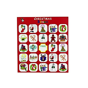 Christmas Bingo - The Original and Classic Version-Have a Very Merry Christmas with Our Popular Christmas Bingo Game, Complete with Bingo Game Cards, Real Bingo Chips and a Bingo Spinner!