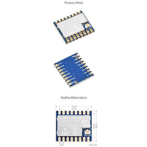 Core1262 HF LoRa Module for Raspberry Pi Pico, Onboard SX1262 Chip, Suitable for Sub-GHz Band, Long-Range Communication